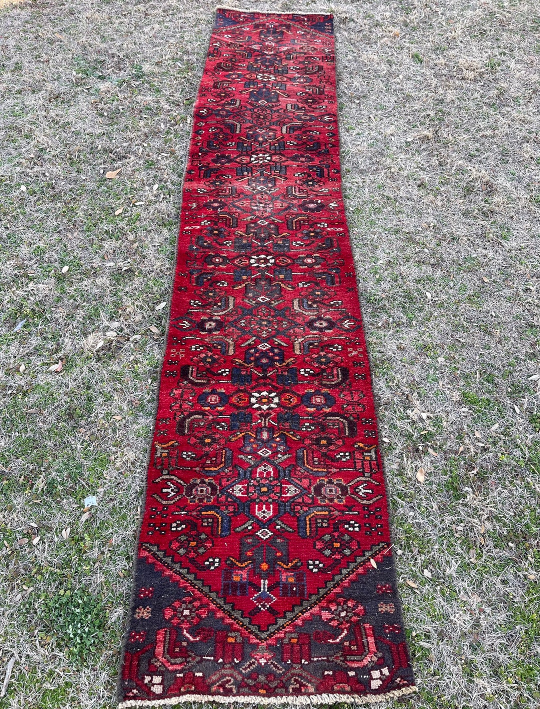 Mitch 2x10 Vintage Persian Wool Runner - Etsy
