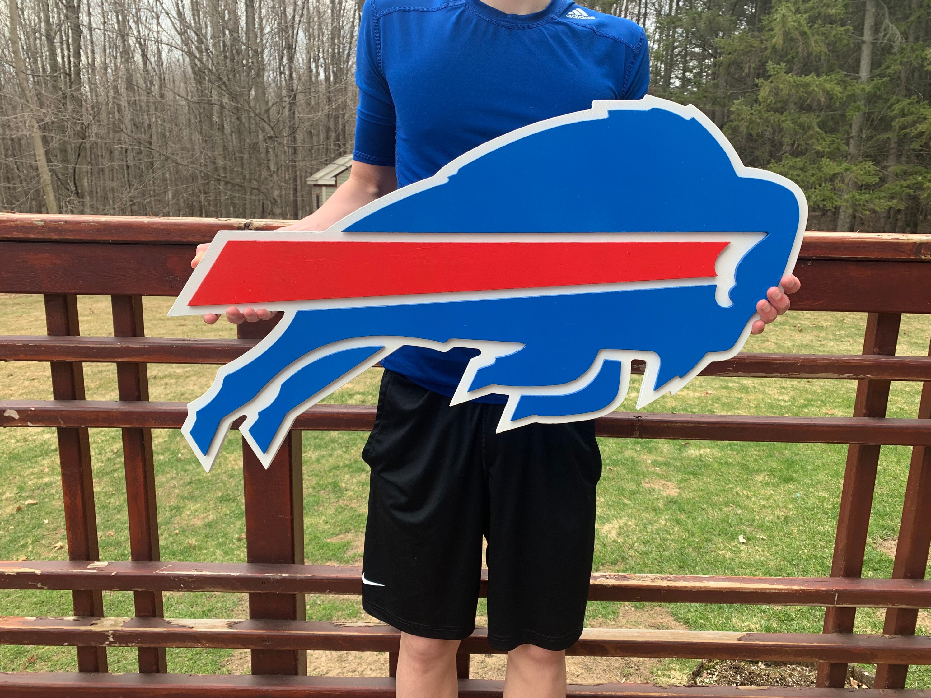 Buffalo Bills Wooden Sign NFL Oversized Team Logo 30 | Etsy
