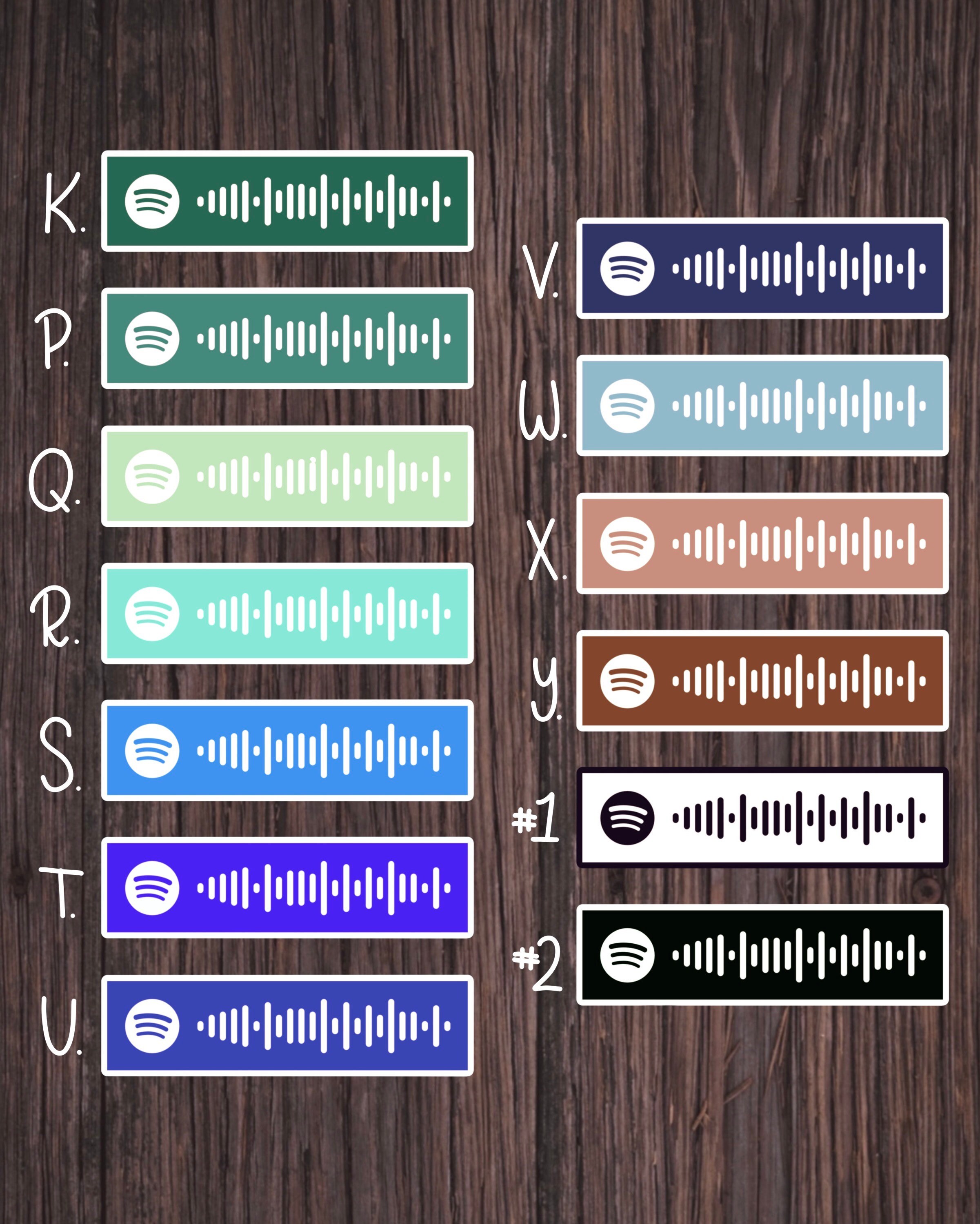 CUSTOM Spotify QR Code sticker // Valentine's Day Gift | Etsy