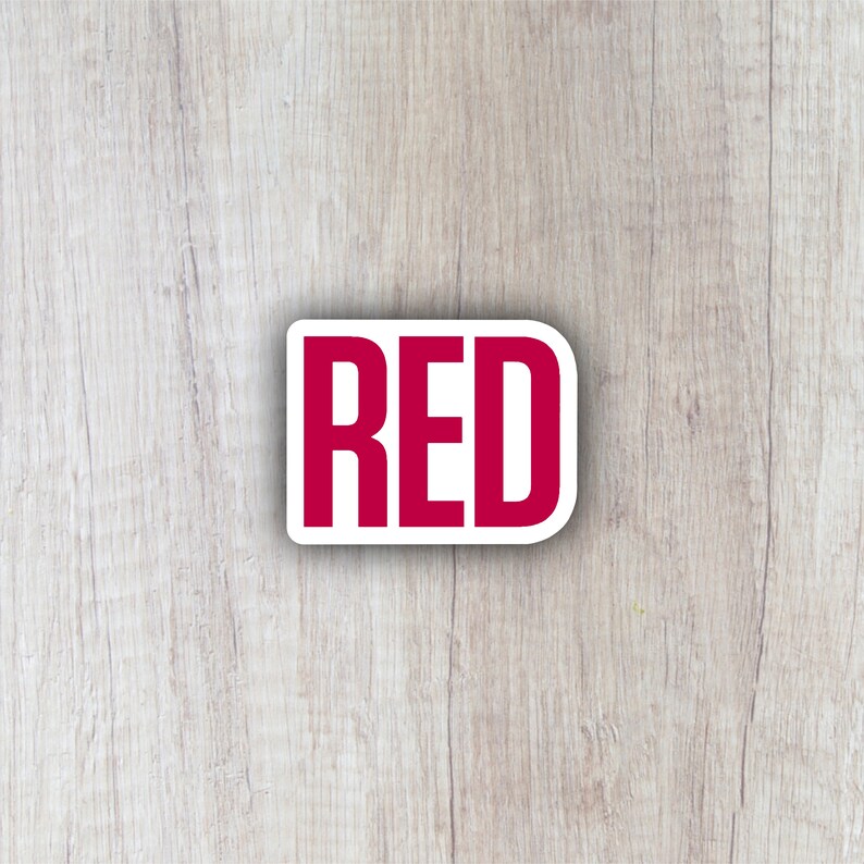Taylor Swift RED Album Sticker // Weatherproof Taylor Swift - Etsy