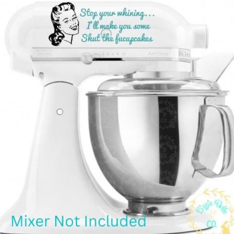 Kitchenaid Mixer Decals - Etsy