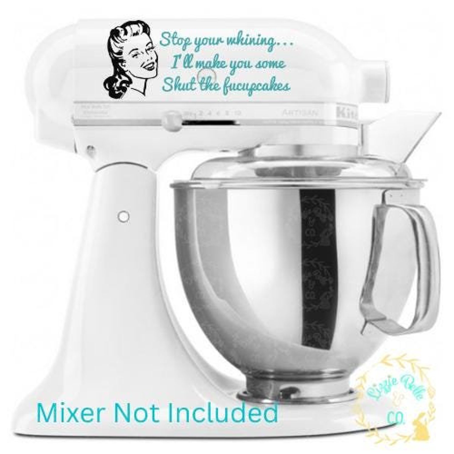 Kitchenaid Mixer Decal | Vinyl Decal | Funny Baker Gift | Baking Therapy | Pastry Chef ...