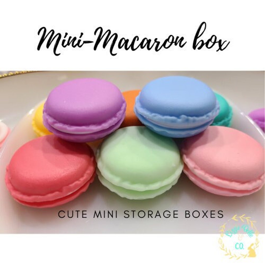 Macaron Jewelry Box | Engagement Ring Box | Pill Box | Stitch Marker ...