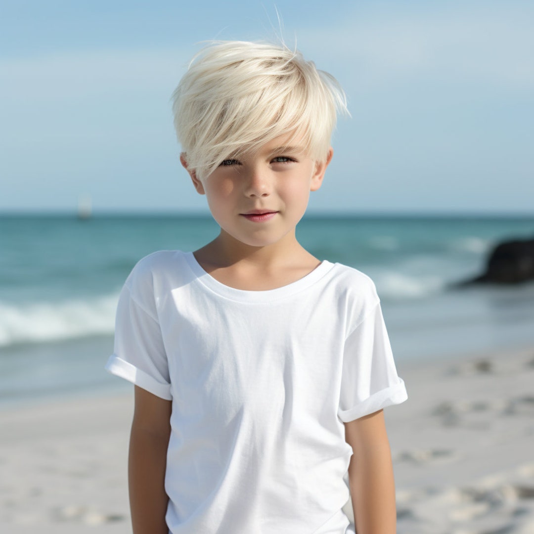 Mockup Model Little Beach Boy Procreate and Photoshop for Seamless ...