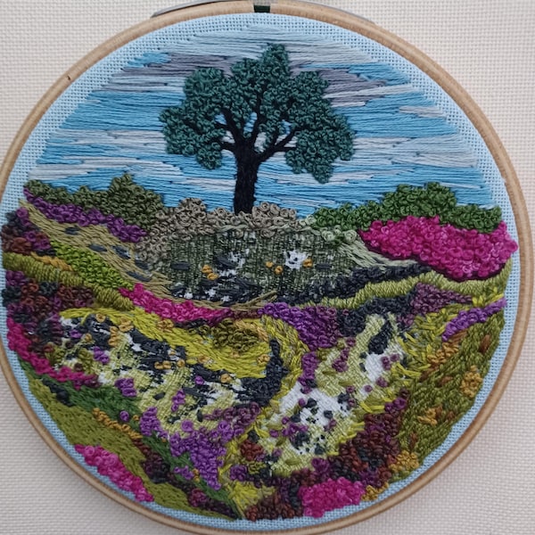 Embroidery Landscape - Etsy