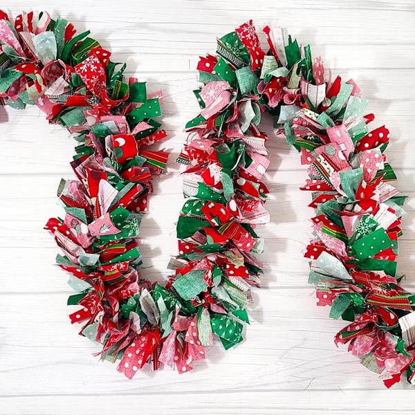 Rag Garland - Etsy