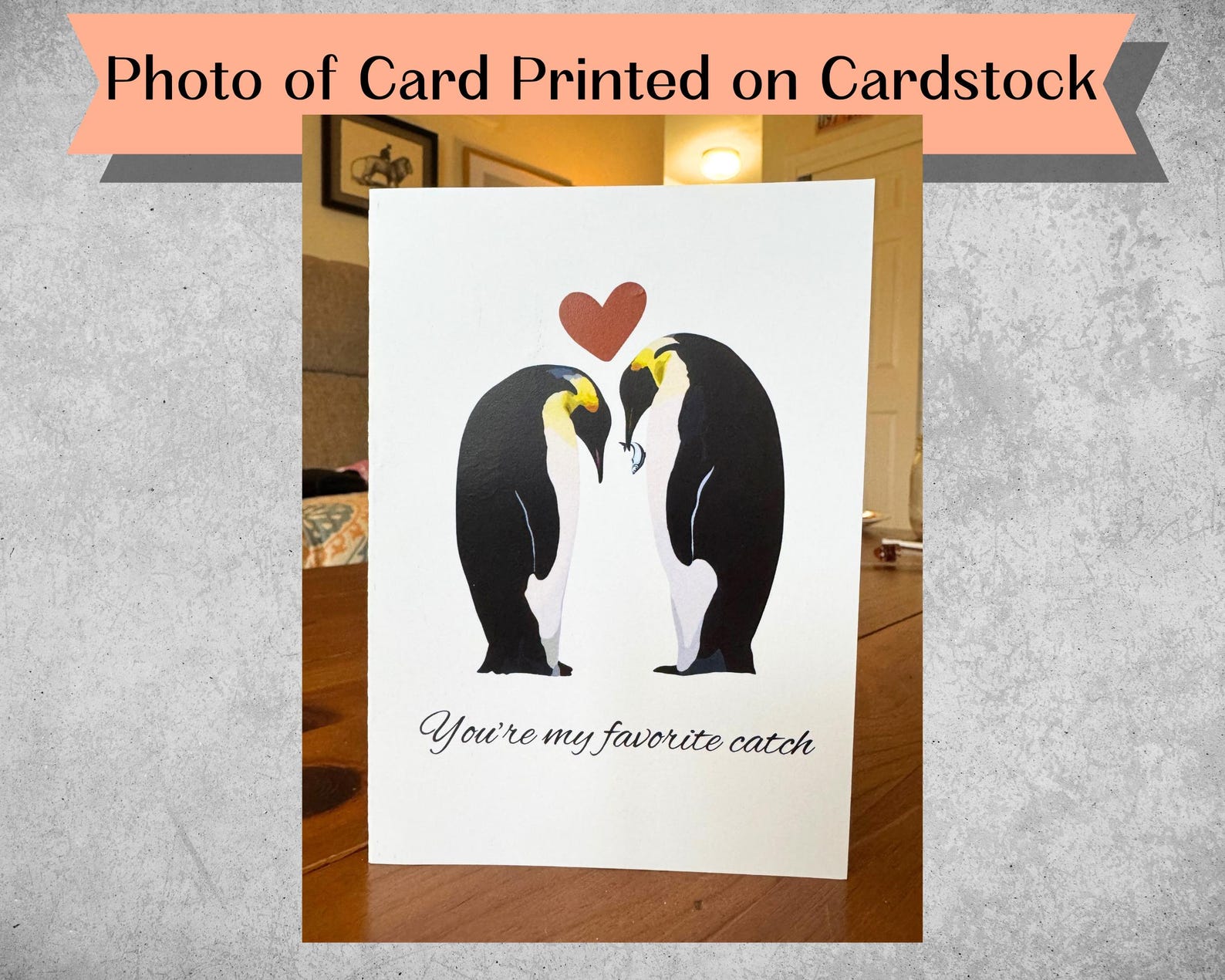 Penguin Anniversary Card | Funny Pun Love Greeting (digital Download ...