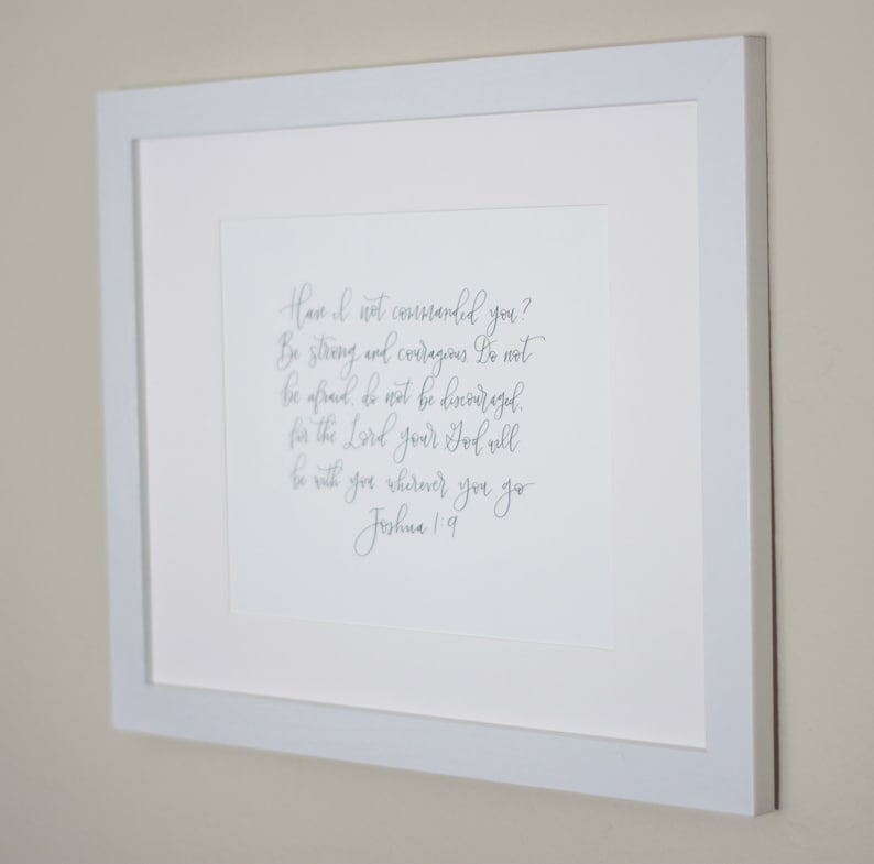 Custom Calligraphy Print - Etsy