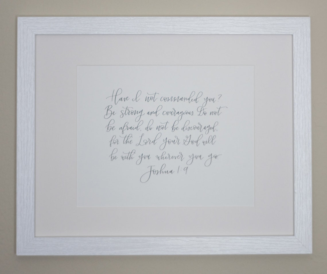Custom Calligraphy Print - Etsy