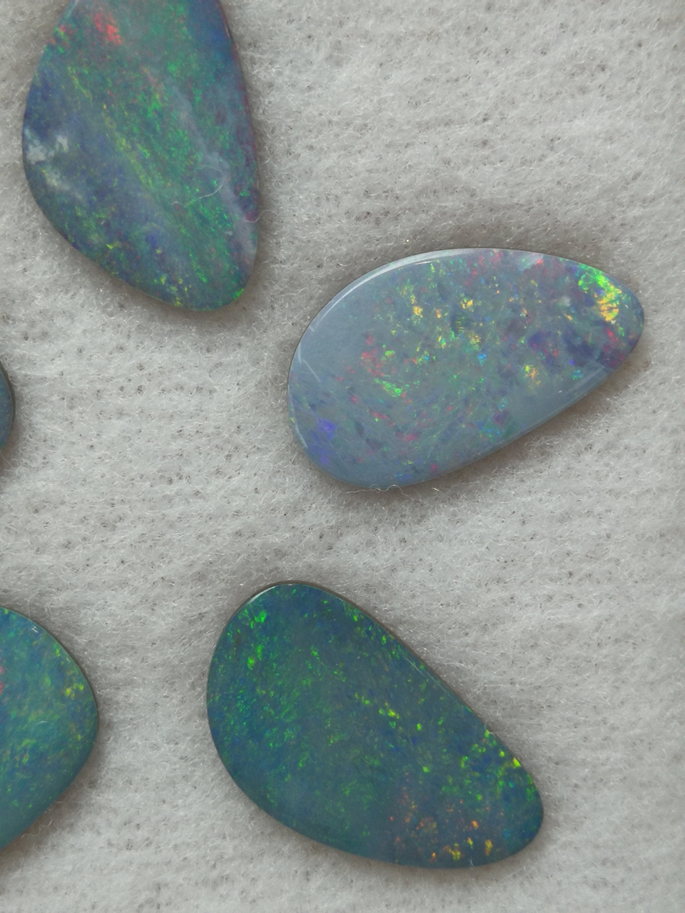 100% Natural Opals Play of Color Sheen Australian Doublet Opal | Etsy