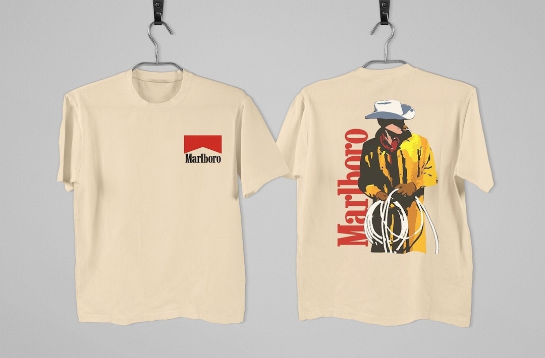Vintage 90S Marlboro Cowboy T-shirt Limited Edition Perfect - Etsy
