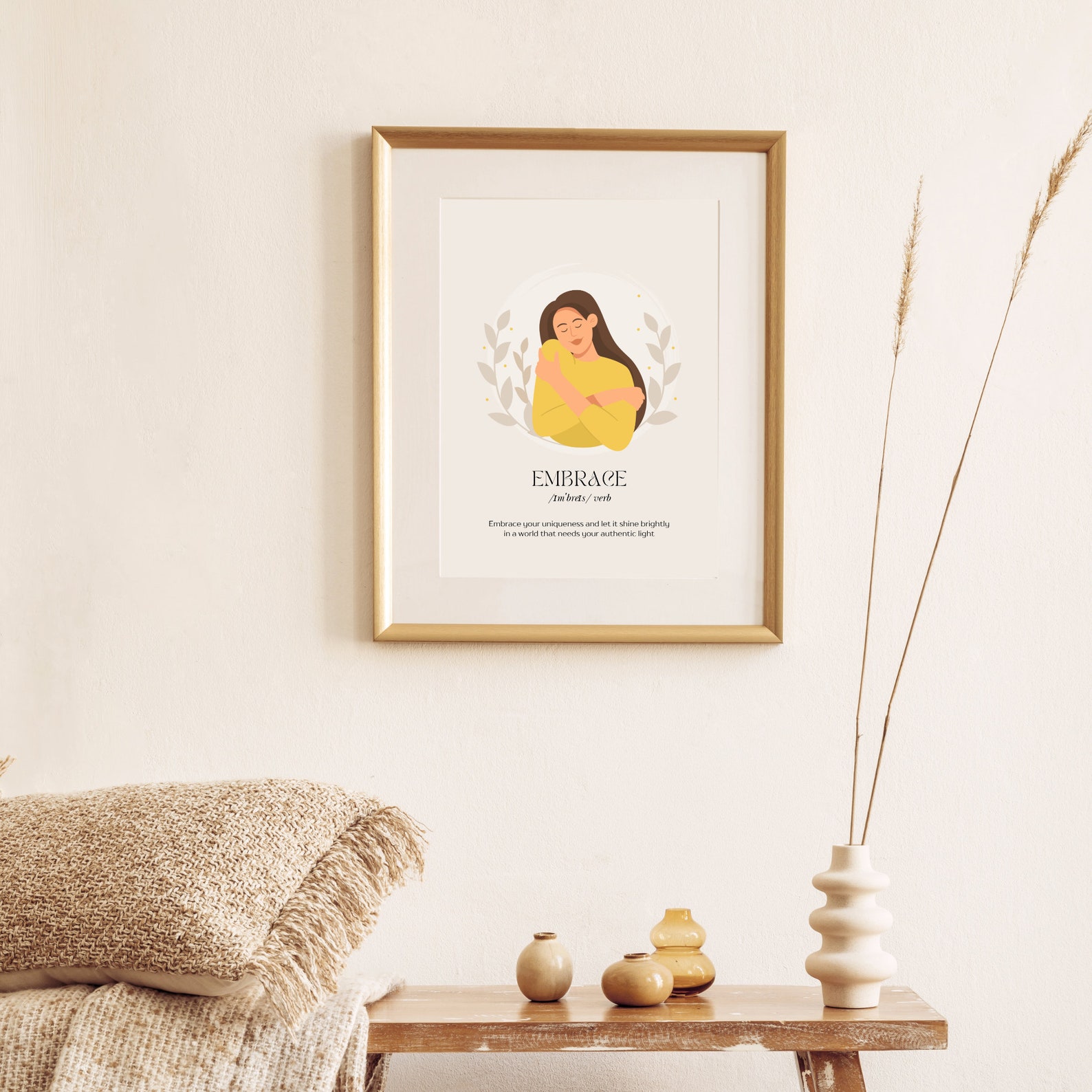 Embrace Digital PDF Download Printable Art for Self-acceptance and ...