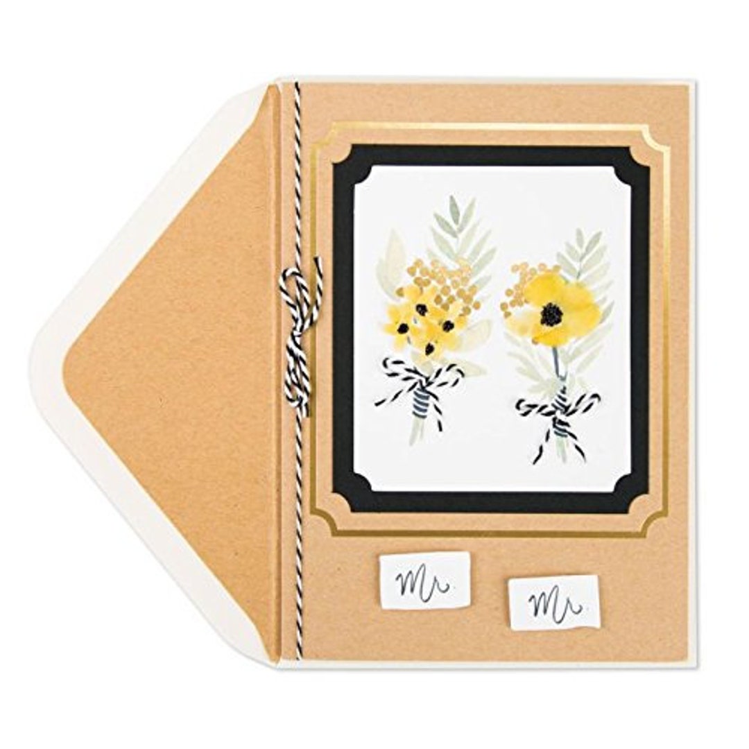 Papyrus Wedding Card Gay Wedding Mr Mr Boutonnieres - Etsy