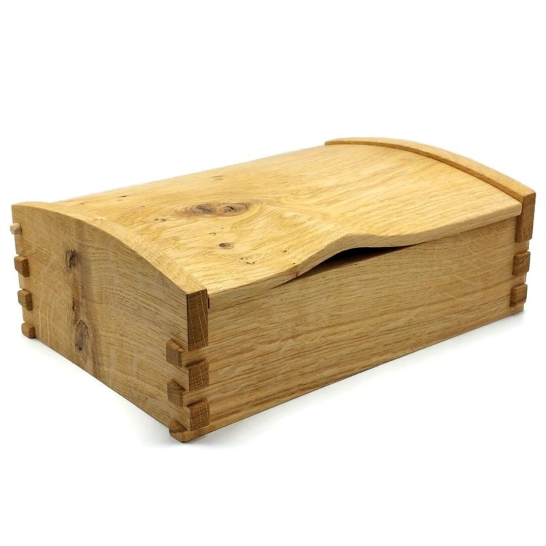 Oak Memory Keepsake Box. Handmade Oak Jewellery Chest With Dovetail ...