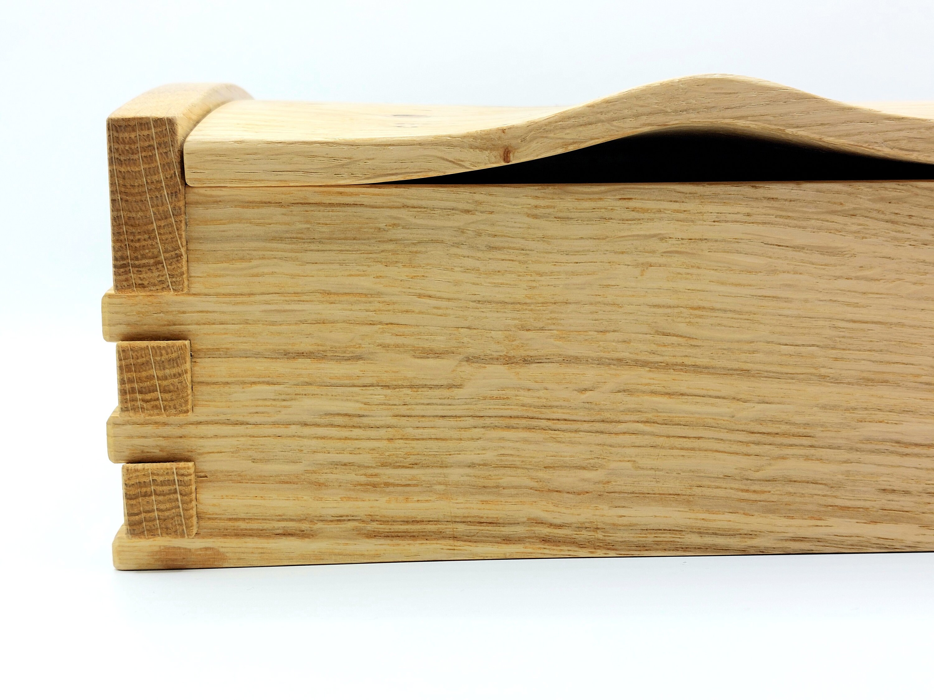 Oak Memory Keepsake Box. Handmade Oak Jewellery Chest With Dovetail ...
