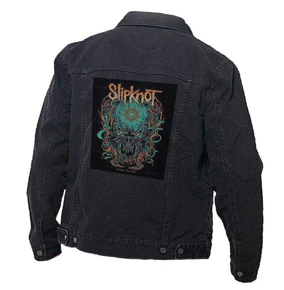 Retro 80s 90s Vintage Denim Jacket - Slipknot Heavy M… - Gem