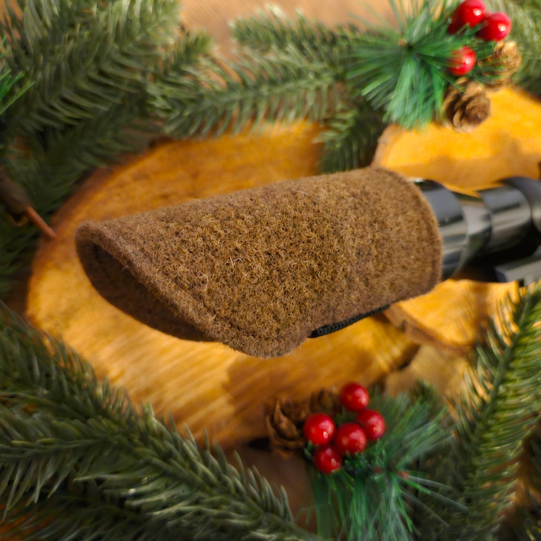 Lens Hood Made of New Wool Felt With Elastic Band Brown Hunting ...