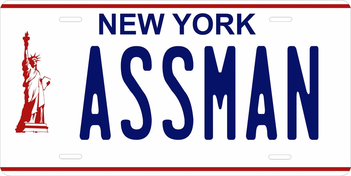 Seinfeld assman Novelty License Plate Sublimated - Etsy
