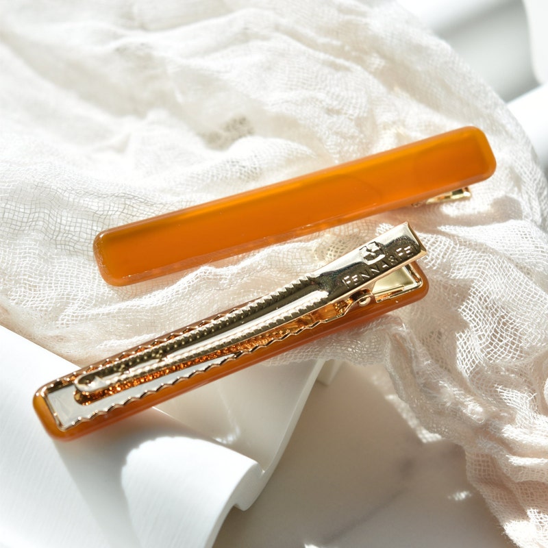 Orange Hair Clips - Etsy