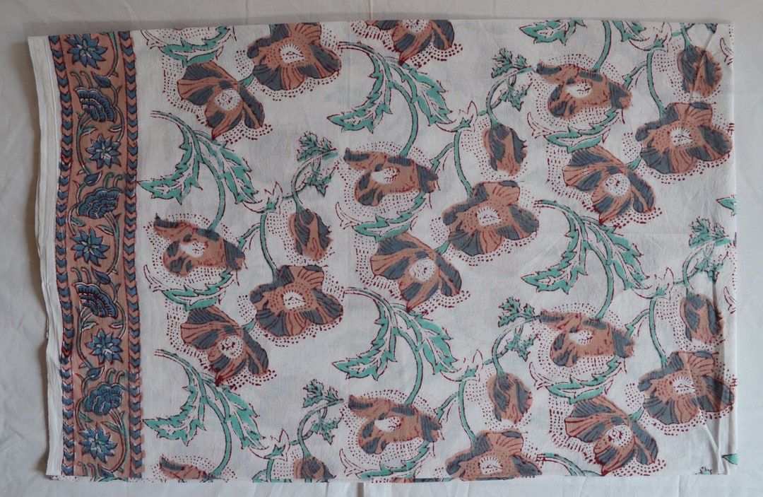 Cotton Fabric Running Sewing Fabric Cotton Hand Block Print Fabric ...