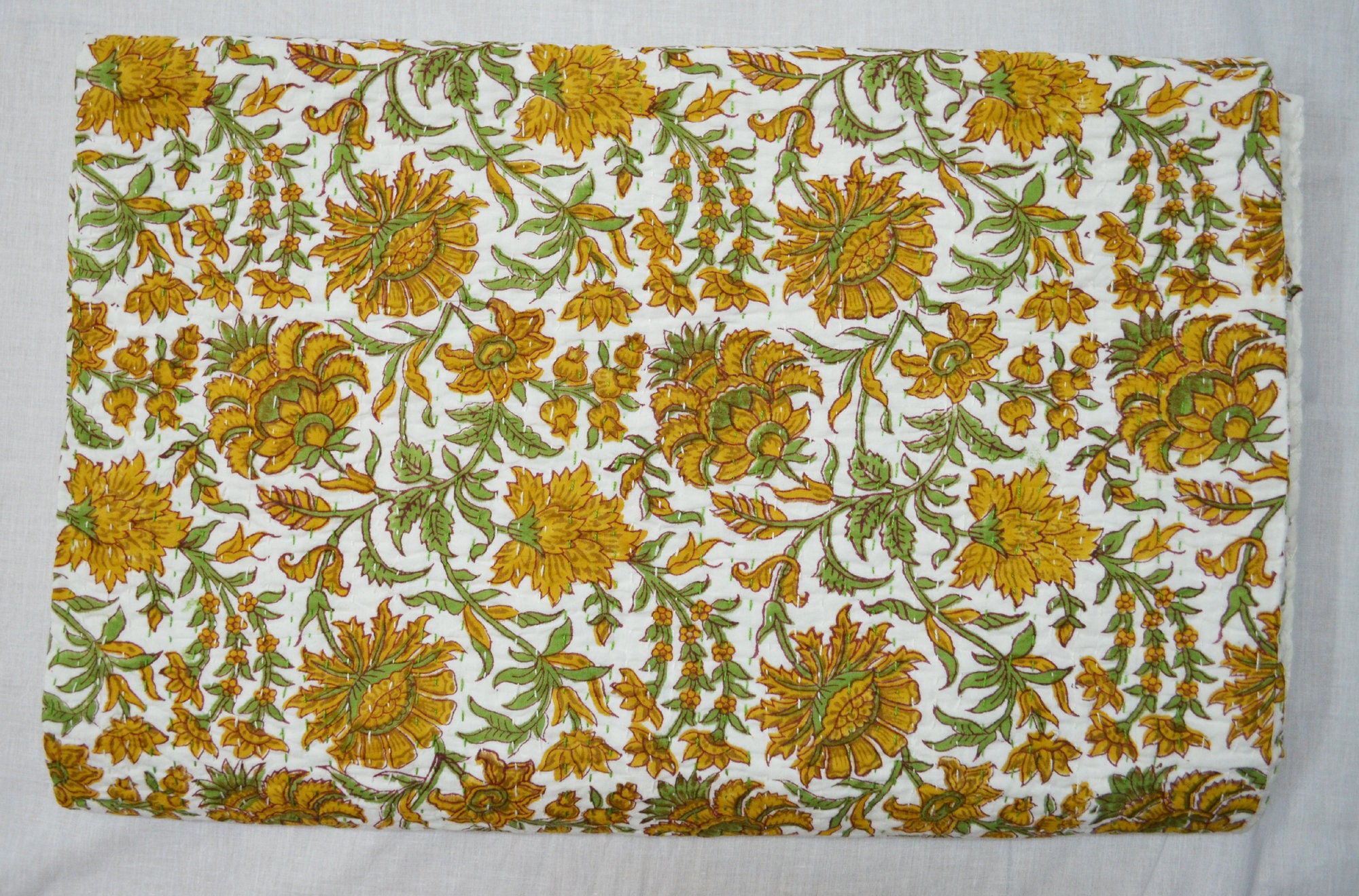 New Indian 100% Cotton Handmade Ethnic Applique Ralli Kantha | Etsy