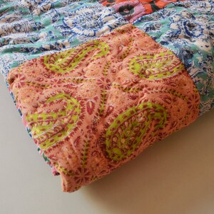 Patchwork Printed Razai Jaipuri Print Quilt Razai Blanket - Etsy Canada