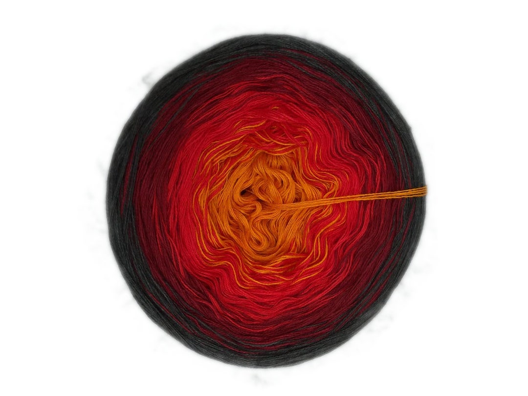 Bobbel Wool Gradient Yarn Knitting Crochet Cake Gradient - Etsy