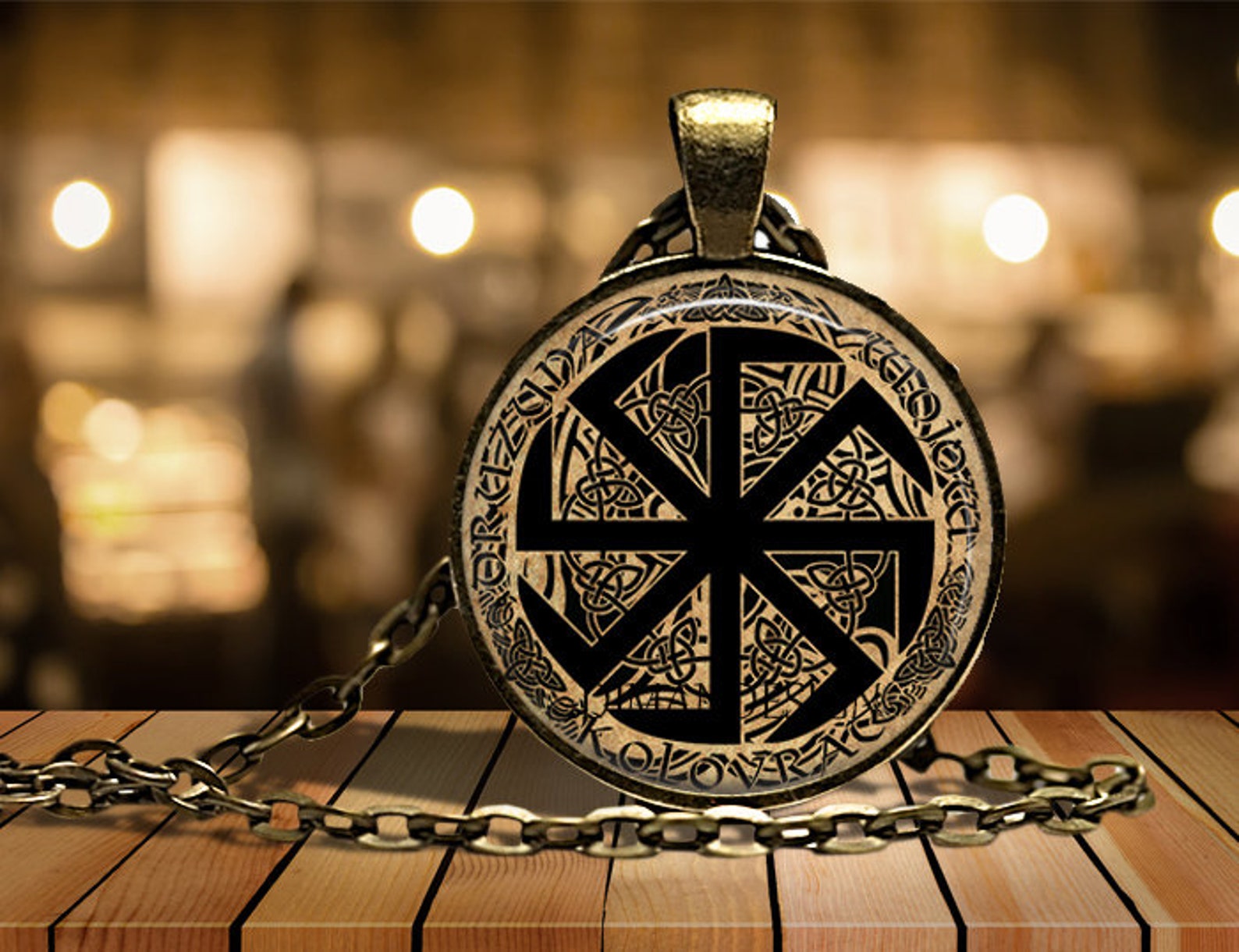 Kolovrat Swastika Rune Pendant Kolovrat Swastika Rune | Etsy