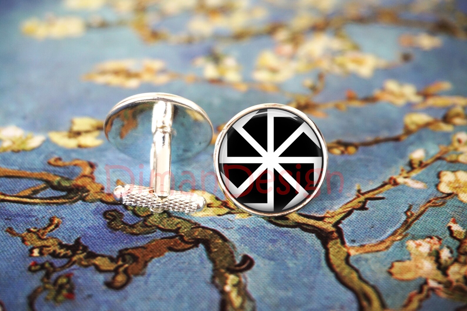 KOLOVRAT Swastika Rune Cufflinks Swastika Jewelry Occult | Etsy