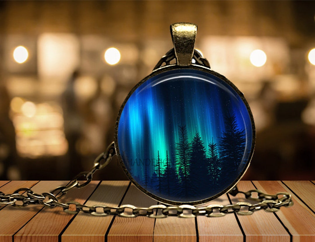 Northern Lights Necklace Northern Lights Jewelry Northern - Etsy UK