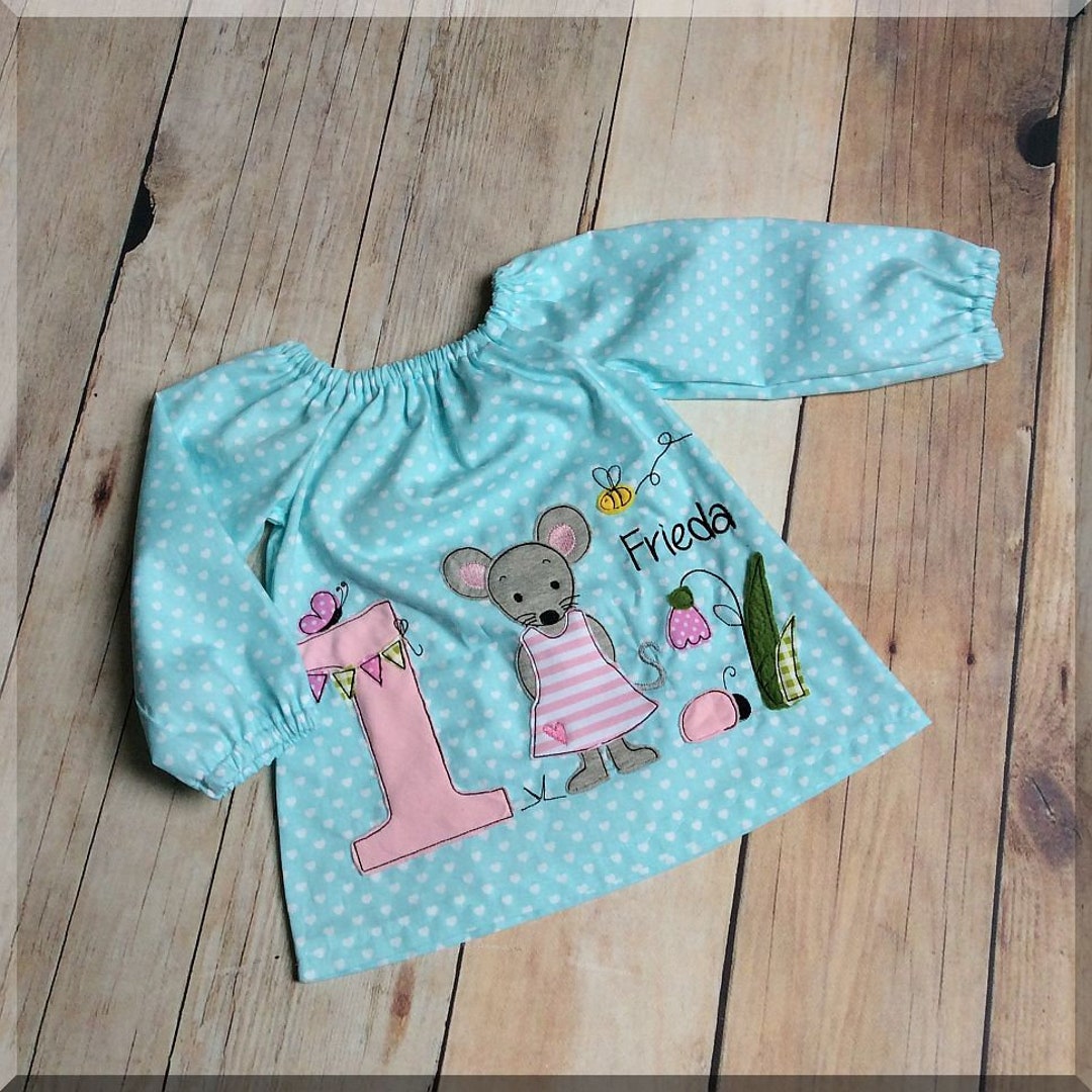 Birthday Shirt Birthday Blouse With Mouse and Birthday Number ...