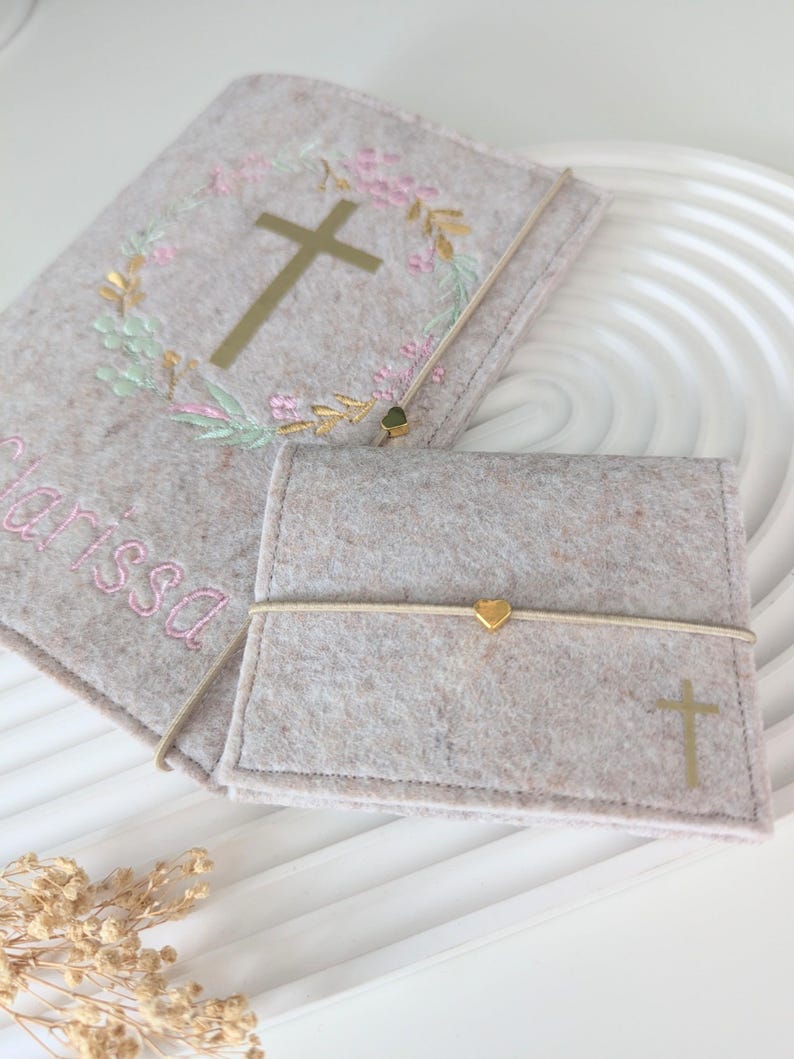 Felt Prayer Book Cover, First Communion Gift for a Boy, Communion ...