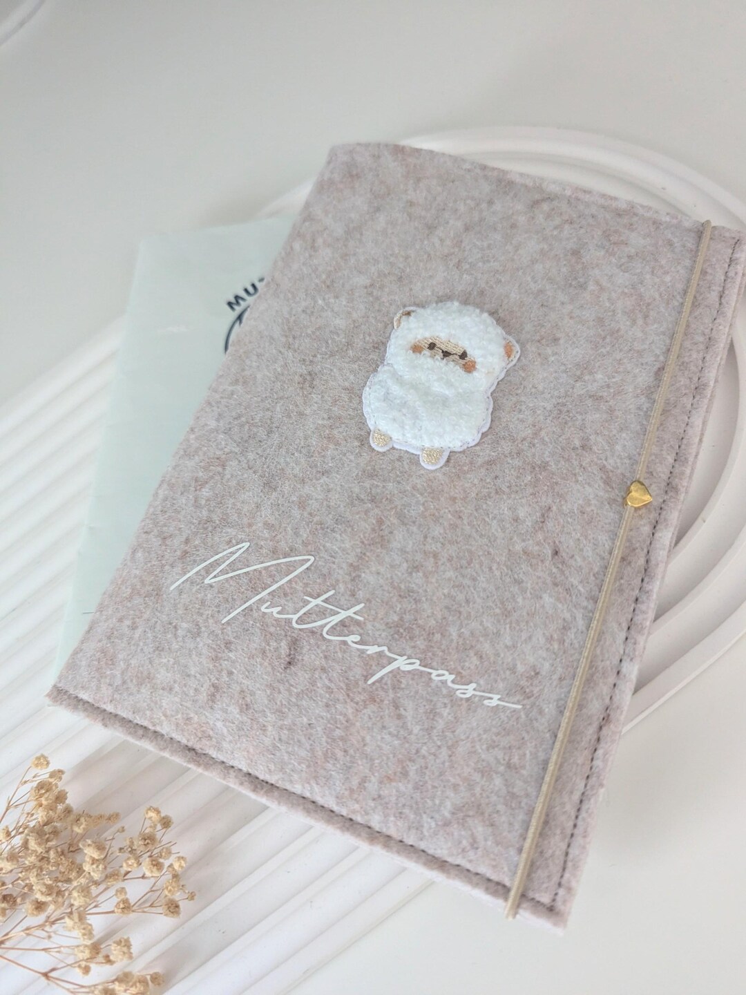 Personalized Maternity Record Book Cover – Felt Cover for Maternity ...