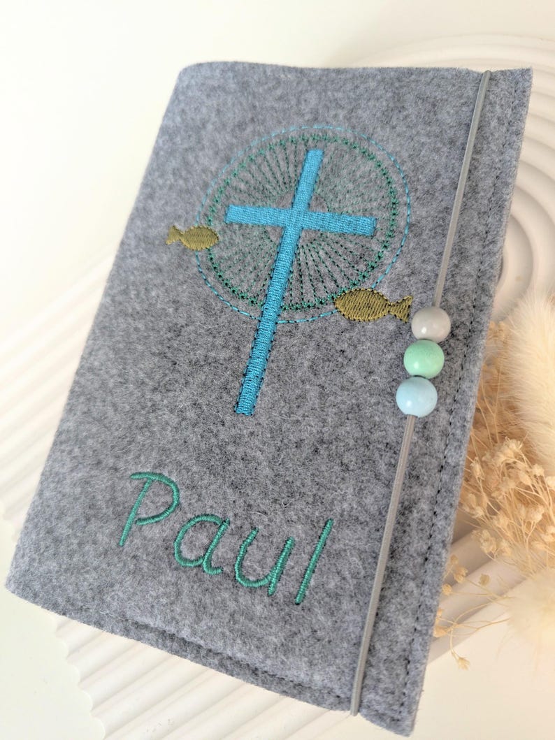 Felt Prayer Book Cover, First Communion Gift for a Boy, Communion ...