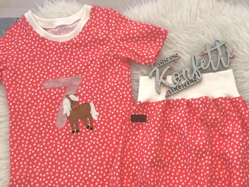 Birthday Number Pony - Doodle Embroidery File - Etsy