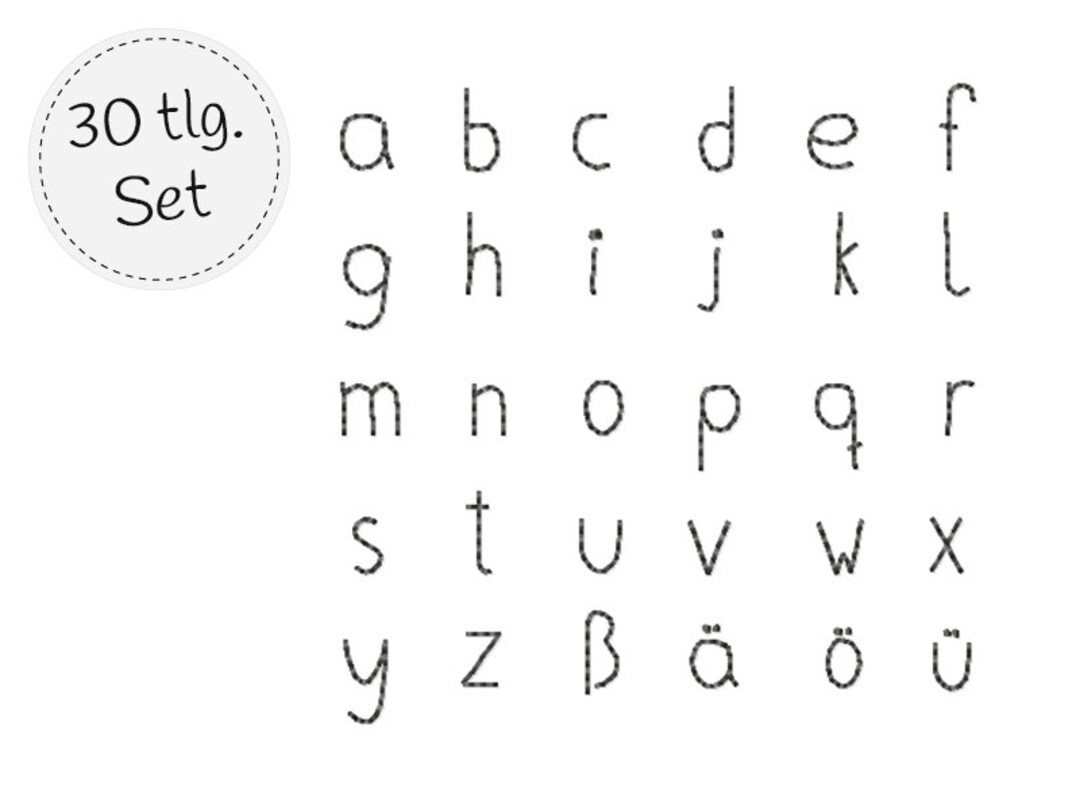 Mini Abc With Lowercase Letters - Etsy