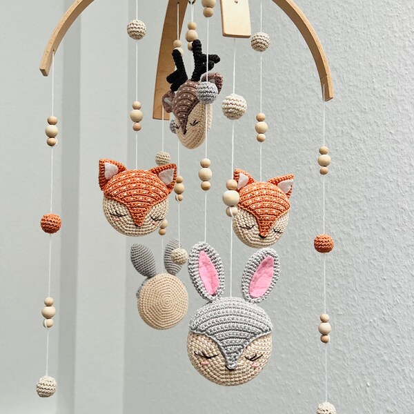 Crochet Forest Mobile - Etsy