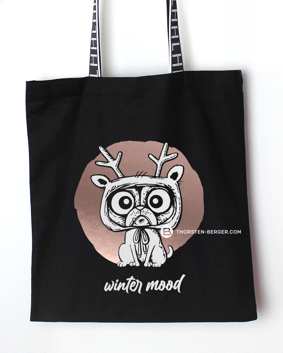 Plottermotiv Wintermops by Thorsten Berger // Plotten / Winter / Mops ...