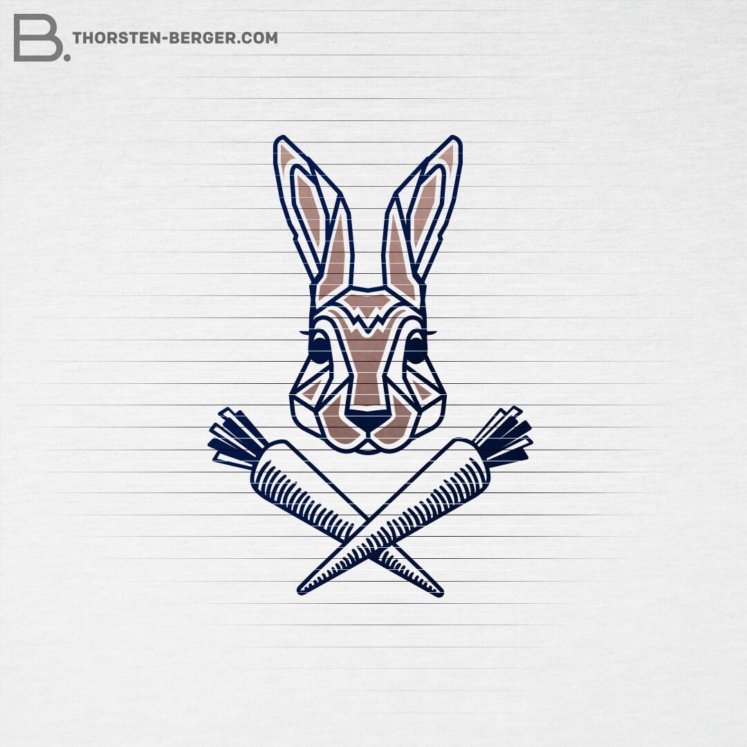 Plotter Motif "rabbit" by Thorsten Berger // Plotting / Easter / Rabbit ...