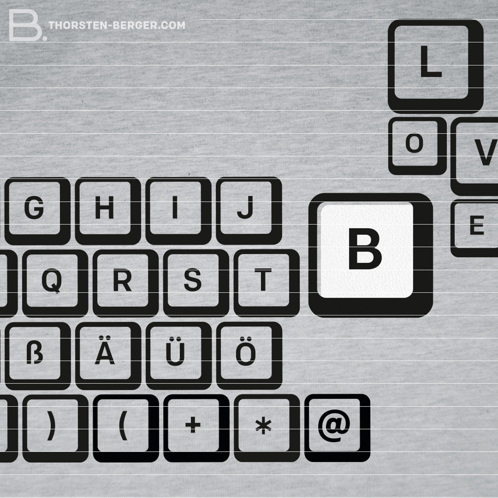 Plotter Motif "keyboard Alphabet" by Thorsten Berger // Plotting ...