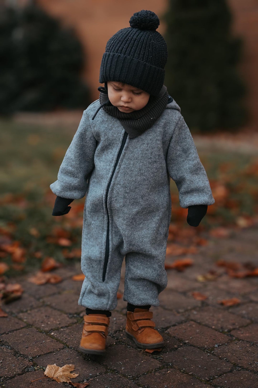 Walk Suit Wool Walk Overall in Light Grey Size 62-116 - Etsy