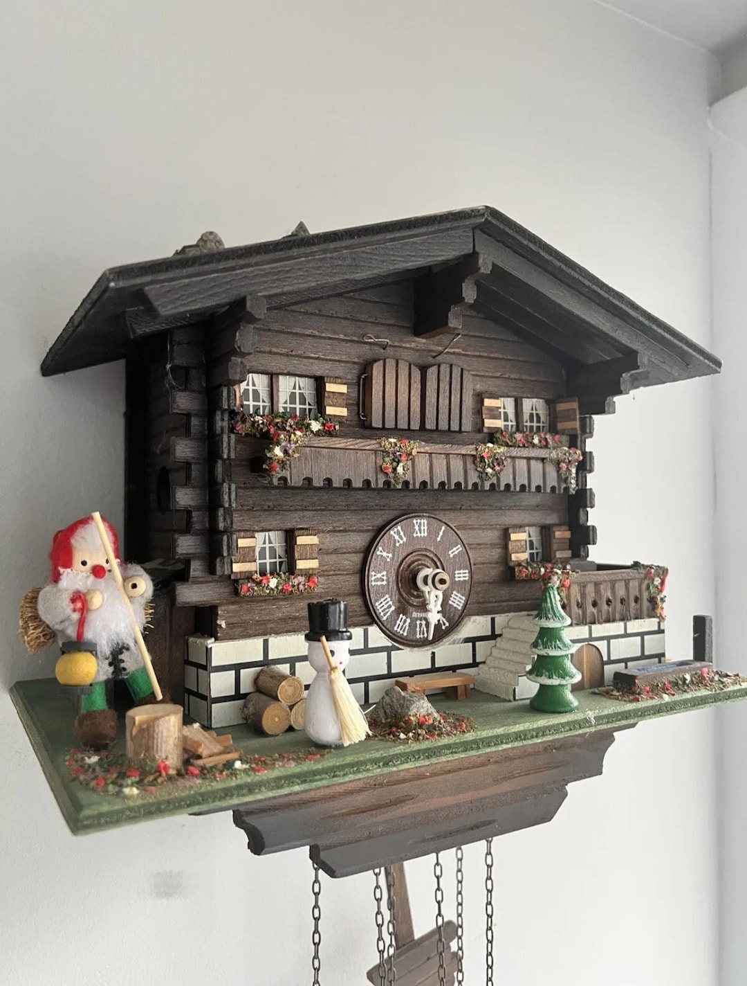 Winter Cuckoo Clock - Etsy