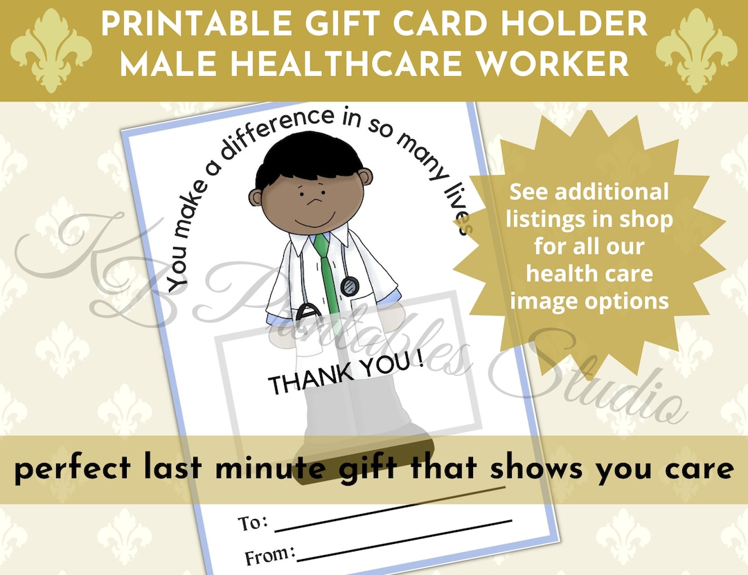 Healthcare Worker Gift Card Holder Nurse Gift Doctor Gift - Etsy