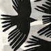Flying Crows Art Print (20 X 20 Cm) - Etsy
