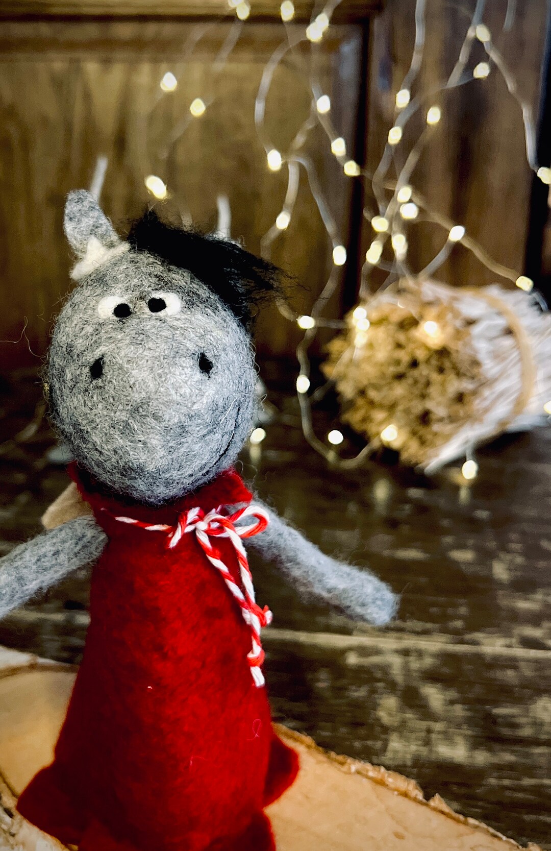 Felted Donkey Donkey Girl Elsa, Guardian Angel - Etsy