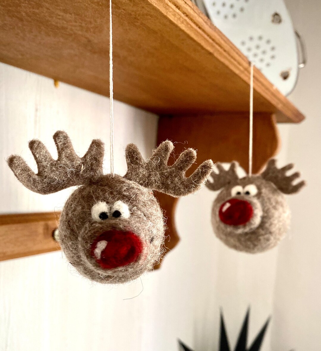 Weihnachtskugel Elch ...groß - Etsy.de