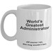 Executive Admin Mug, Admin Gifts - World's Greatest Administrator, the ...