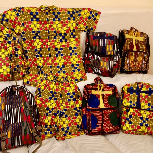 African Print Shorts - Etsy UK