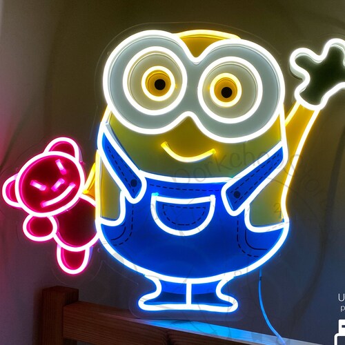 Custom Cartoon Neon Sign USB Plug Portable LED Neon Light - Etsy