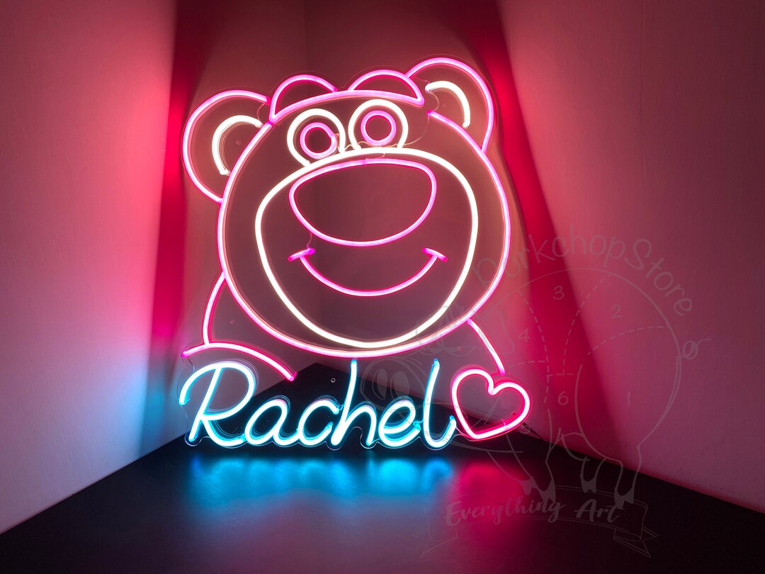 Custom Cartoon Neon Sign, USB Plug, Portable, LED Neon Light Sign ...